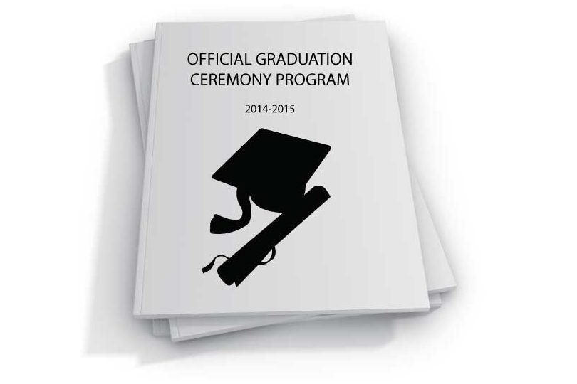 Graduation Ceremony Program Cover