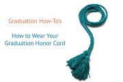 Graduation Honor Cords Meanings & Colors | Graduation Source