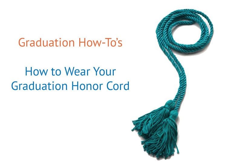 How-To Wear Your Honor Cord - Graduation Cord Instuctions