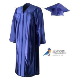 Missouri Virtual Academy - Royal Blue Cap & Gown (MOVA Campus)