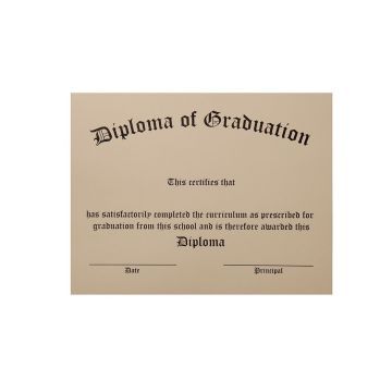 Graduation Diplomas & Certificates | All Grade Levels