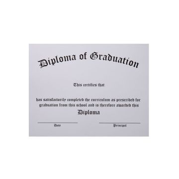 Graduation Diplomas & Certificates | All Grade Levels