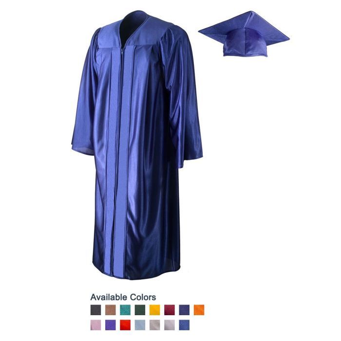 Shiny Cap & Gown | GraduationSource