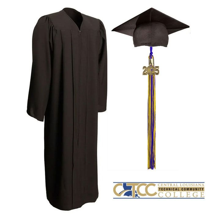 Central Louisiana Technical Community College Cap, Gown & Tassel