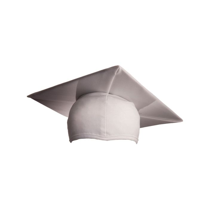 graduation cap white