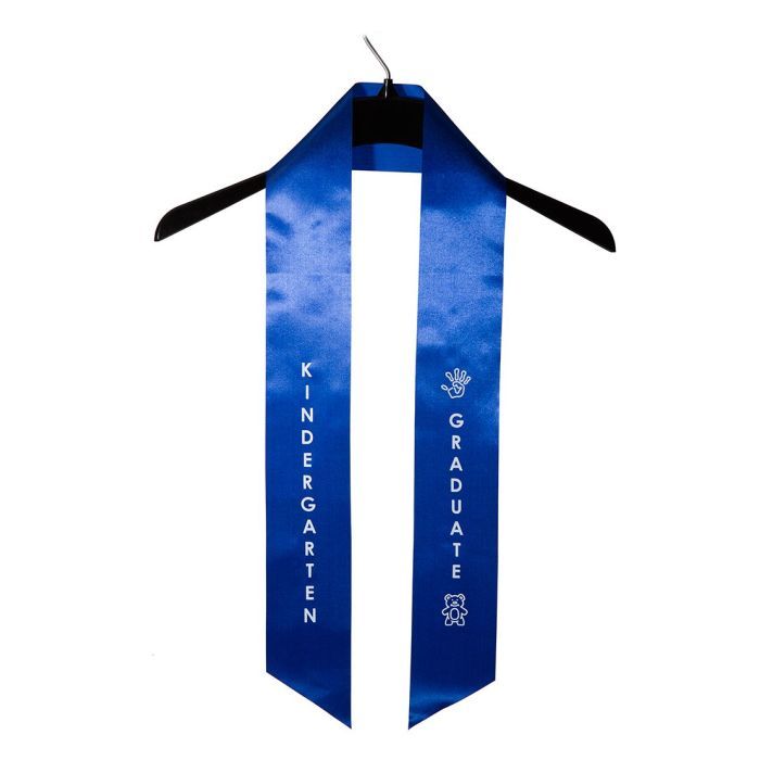 Child Kindergarten Imprinted Royal Sash