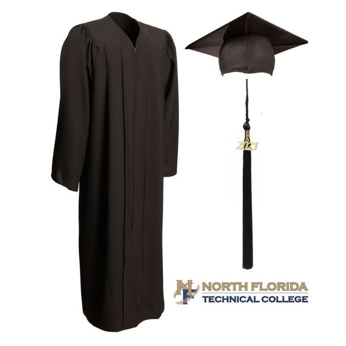 North Florida Technical College - Graduation Cap, Gown & Tassel