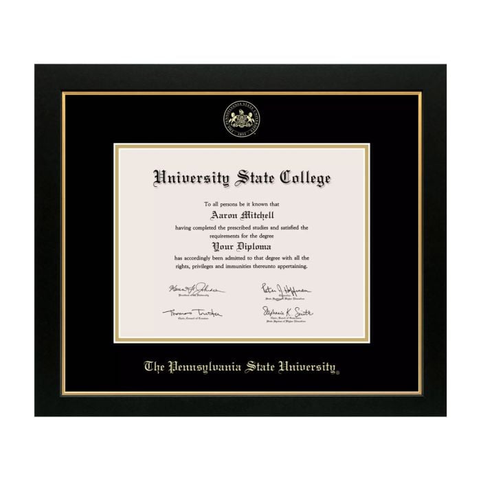 Mahogany Diploma Frame Officially Licensed Penn State Diploma Frame ...