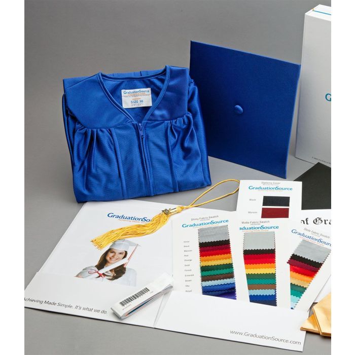 Cap & Gown Sample + Graduation Planning Kit | GraduationSource