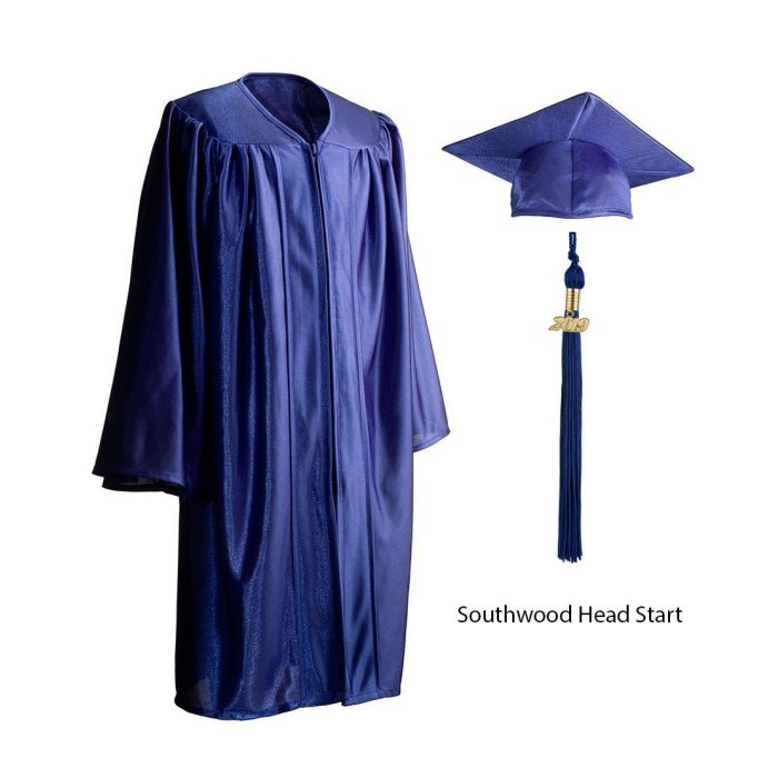 Southwood Head Start Royal Blue Cap, Gown & Tassel