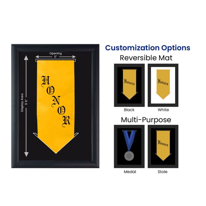 Stole or Medal Display Frame | GraduationSource