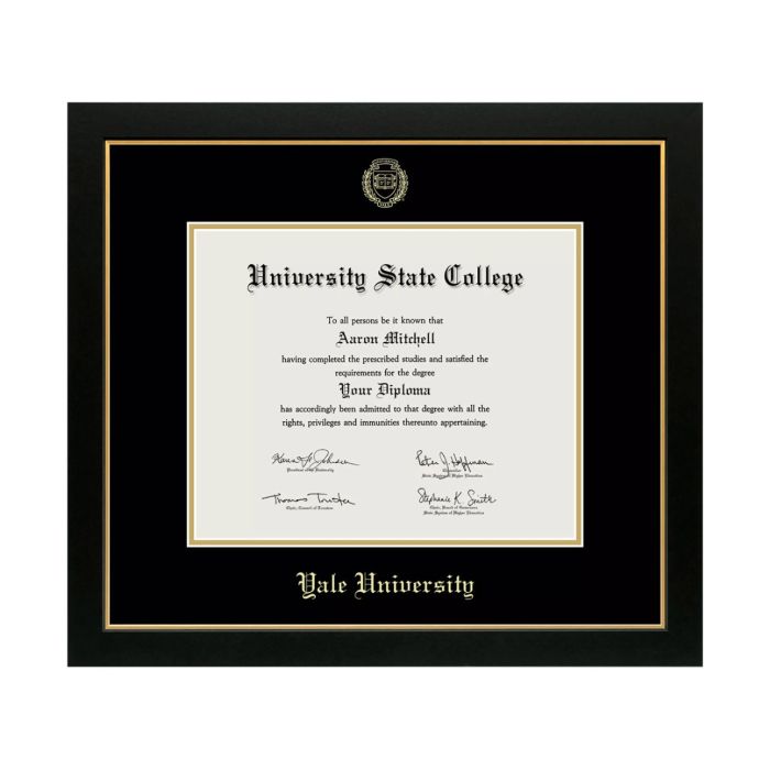 Yale University Diploma Frame | GraduationSource