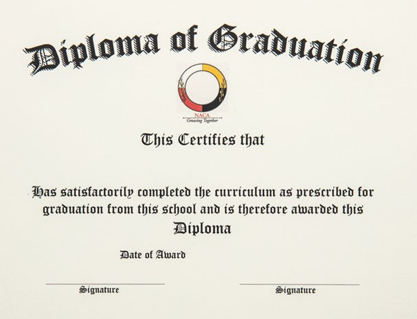 High School Diploma Signatures